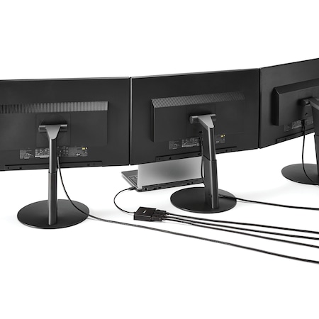 Startech.Com 3-Port USB-C to DisplayPort MST Hub - 4K DP Video Splitter MSTCDP123DP | Zoro